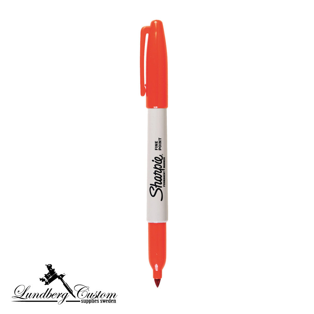 Sharpie Permanent Marker Fine Point - Orange – Lundberg Custom Supplies ...